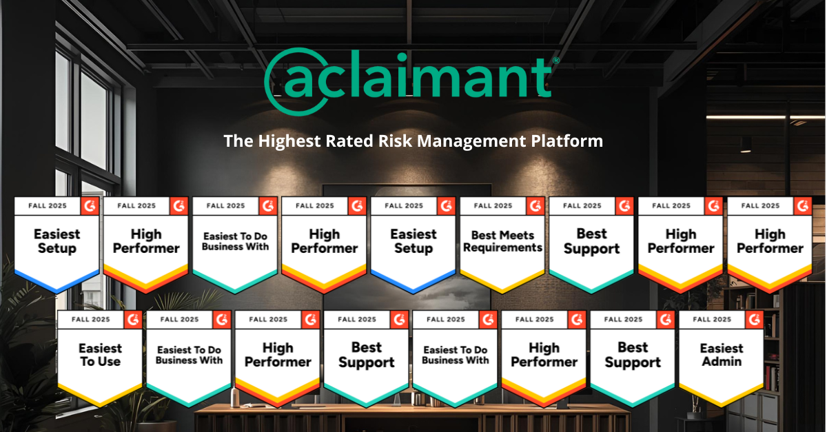 Fueled by You: Aclaimant Earns 18 Badges and Top #1 Rankings in G2 Fall 2025 Reports